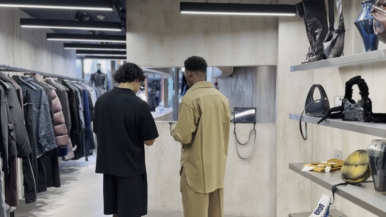 shopping in london (japanese archive store + vintage) - YouTube