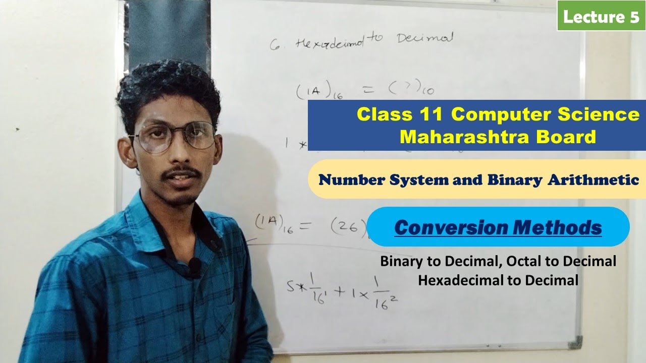 #5 Binary, Octal, Hexadecimal to Decimal Conversion | Number System and ...