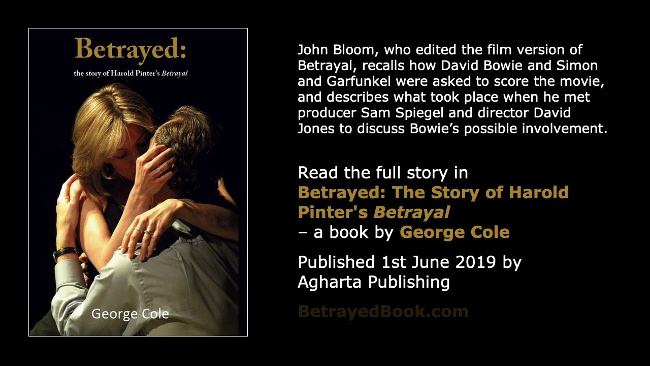 Betrayed: The Story of Harold Pinter's Betrayal – a book by George Cole ...