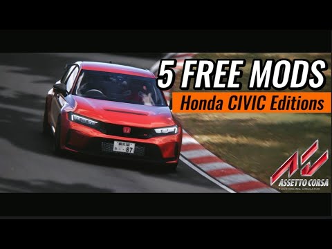 5 FREE MODS Honda Civic Editions // ASSETTO CORSA - YouTube