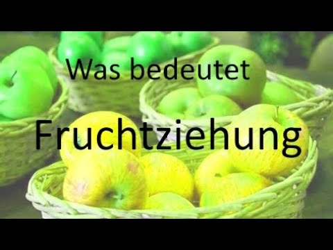 Was Ist Eine Fruchtziehung