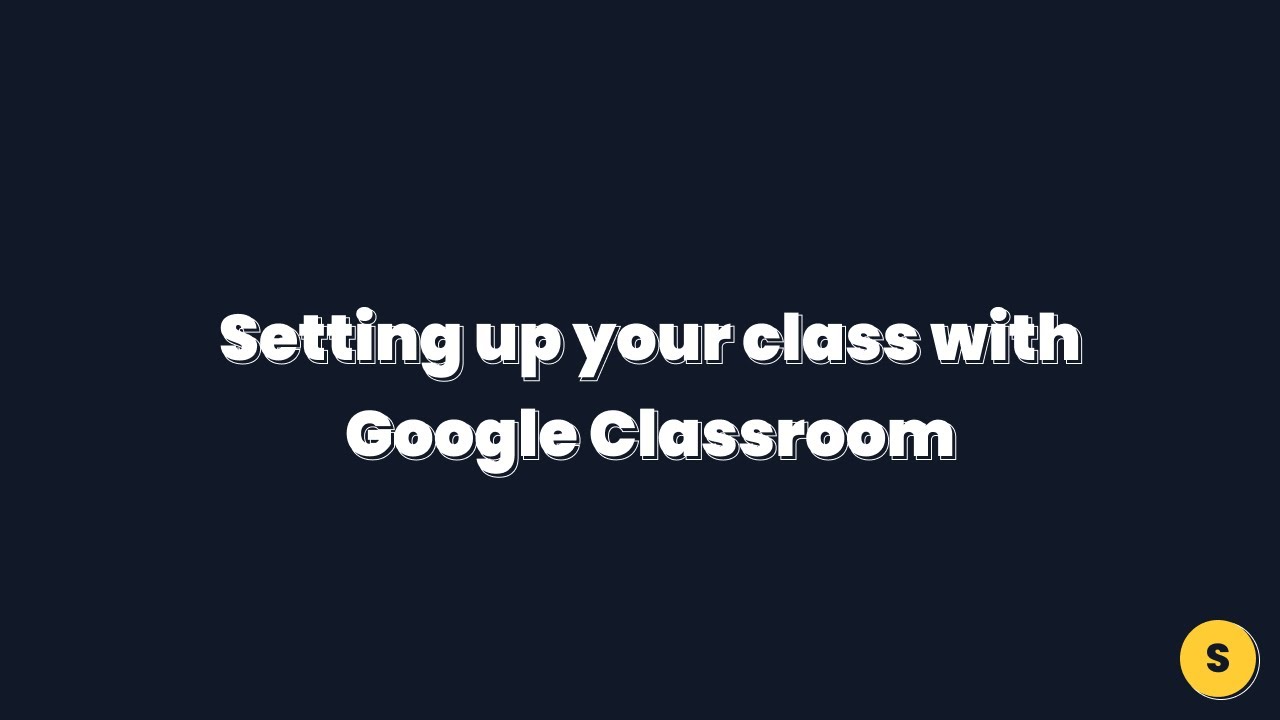 Setting up your class with Google Classroom - YouTube