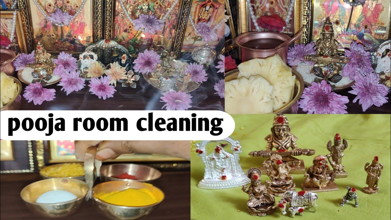Pooja room cleaning with tips by #kalyani vlogging junction - YouTube