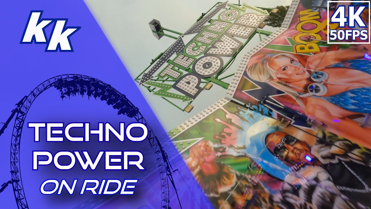 Techno Power- Foire aux manèges de Dijon 2022 (On ride/4K 50 fps) - YouTube