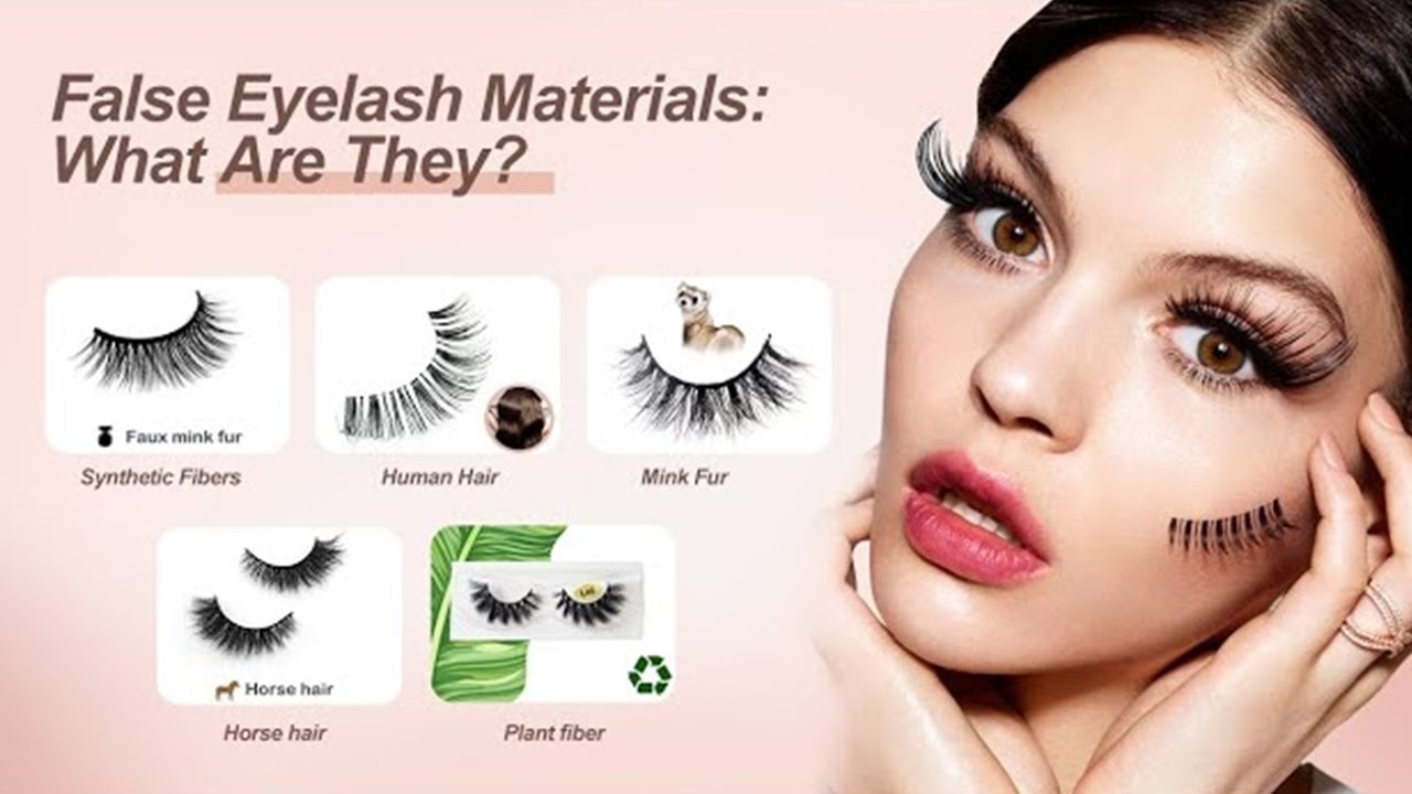 False Eyelash Materials: What Are They? - YouTube