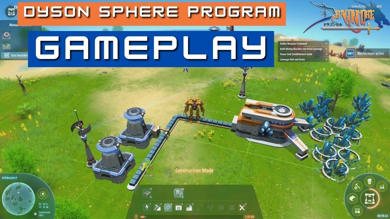 First 30 min Gameplay - Dyson Sphere Program - Let's Play #1 - YouTube