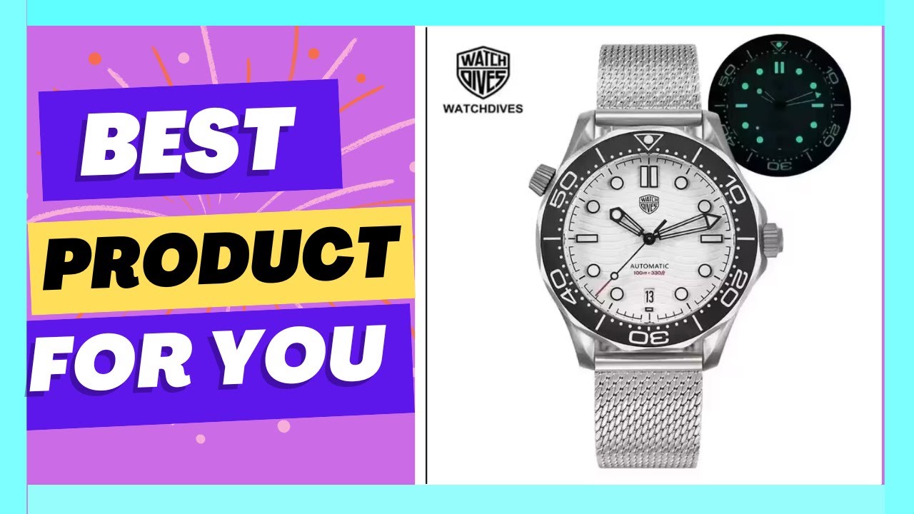 Watchdives WD007 Titanium 42mm Men Dive Watch - YouTube