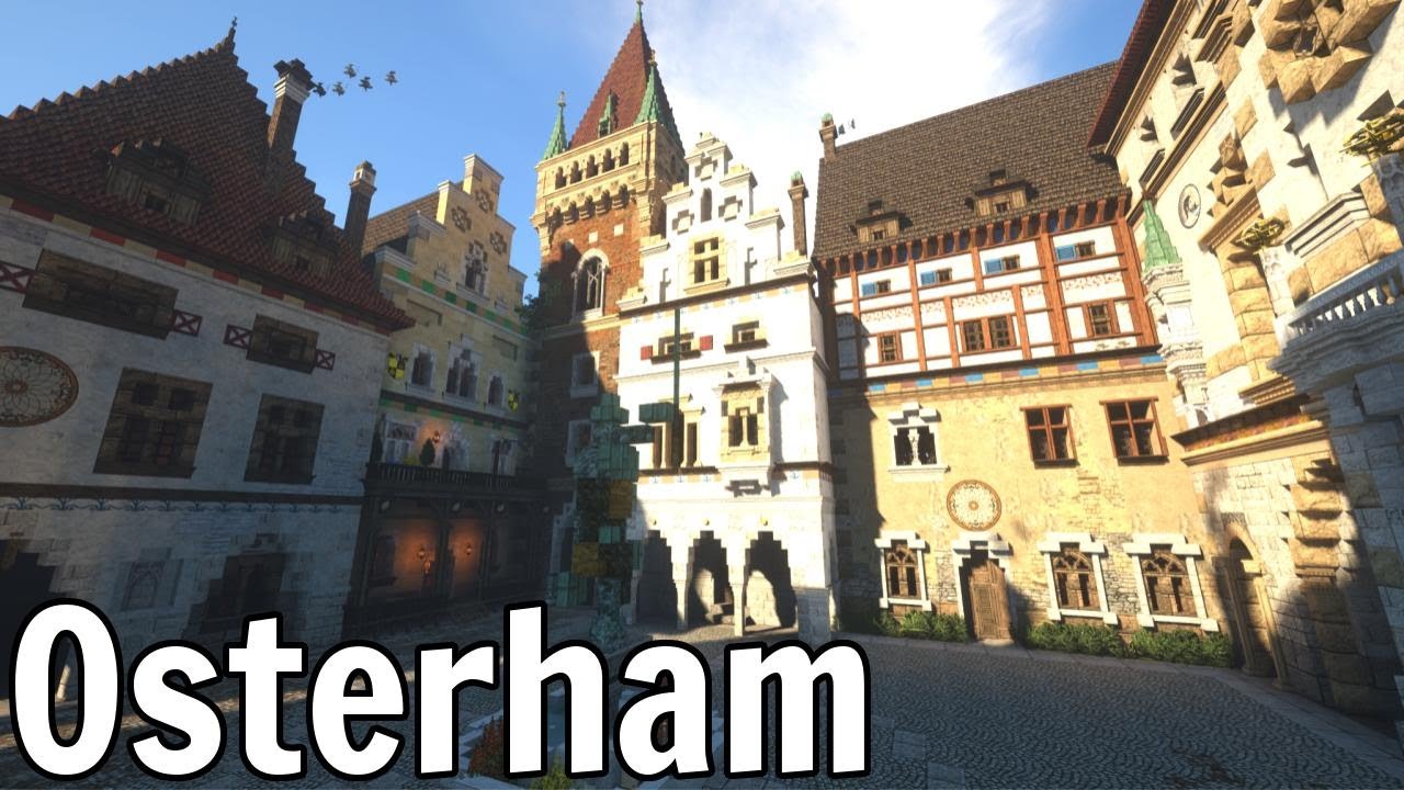 Medieval Minecraft Marketsquare | Osterham 5 - YouTube