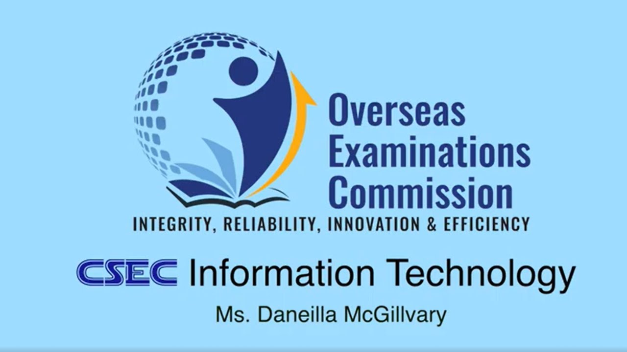 OEC CXC Marathon: CSEC Information Technology Paper Review. - YouTube