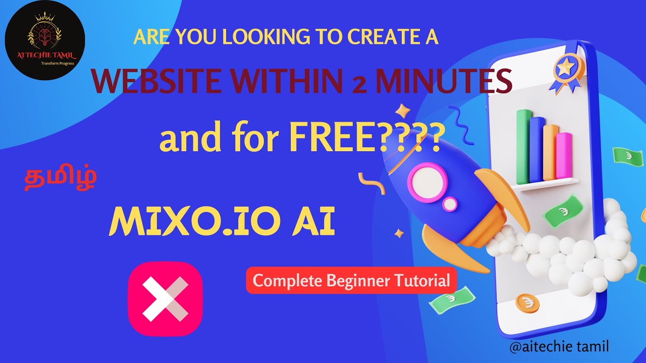 Create a Smart Website Using Mixo.io AI| Details in Tamil - YouTube