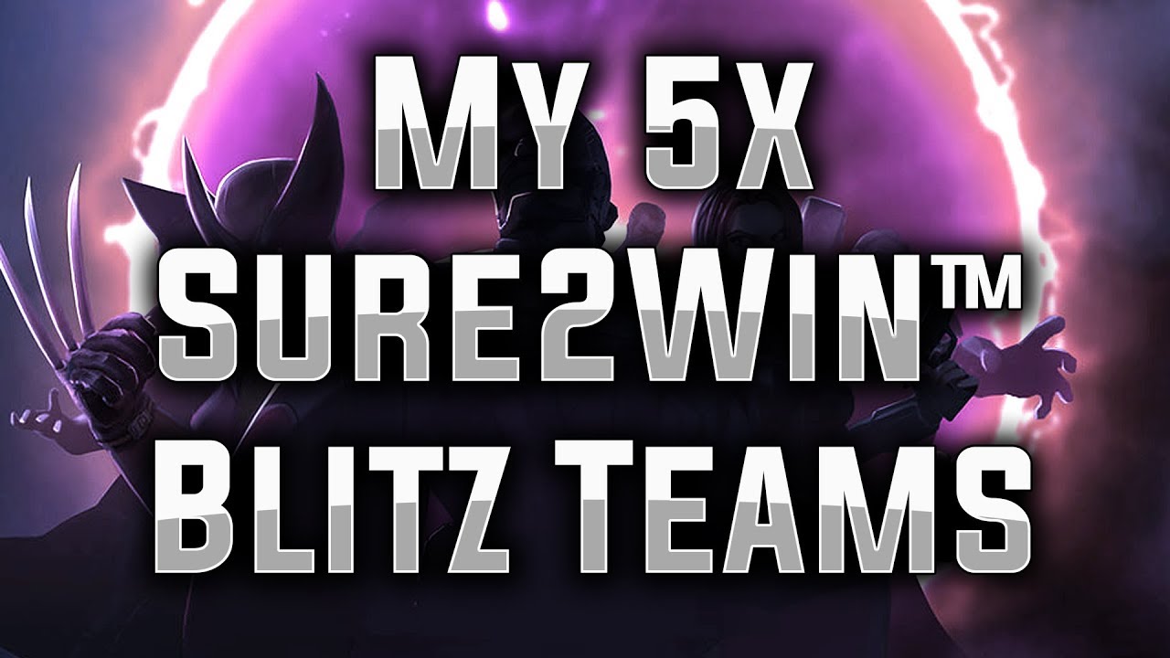 My 5x Sure2Win™ Blitz Teams - YouTube