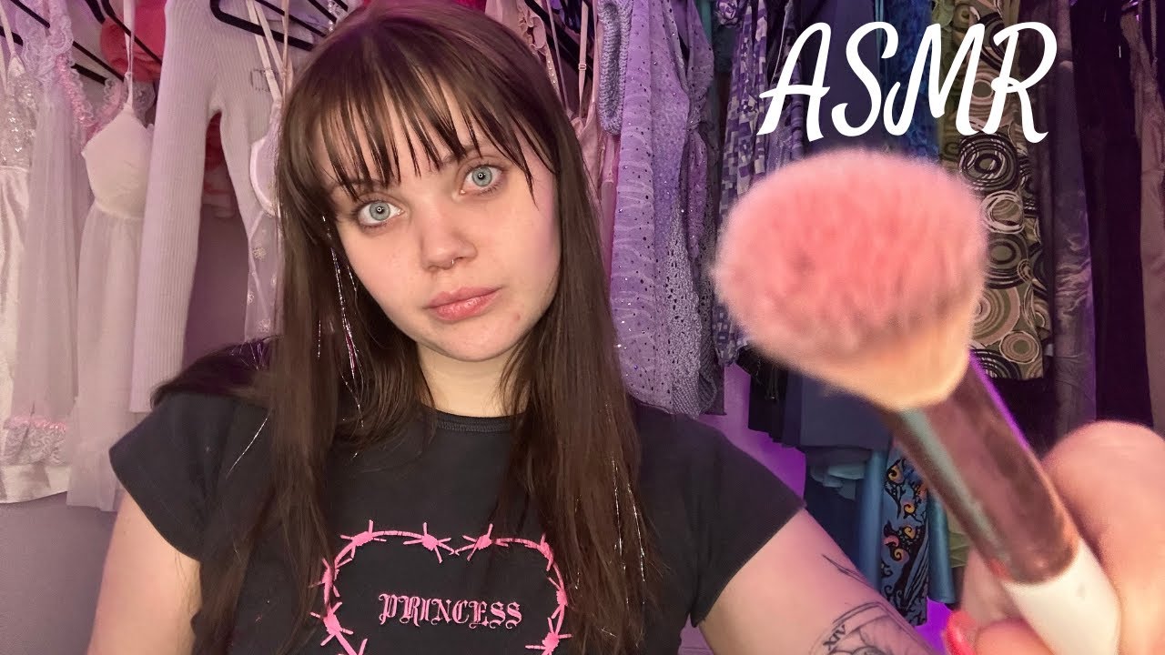 ASMR RP | Doing Your Makeup For A Bestie Night Out 🌟 - YouTube