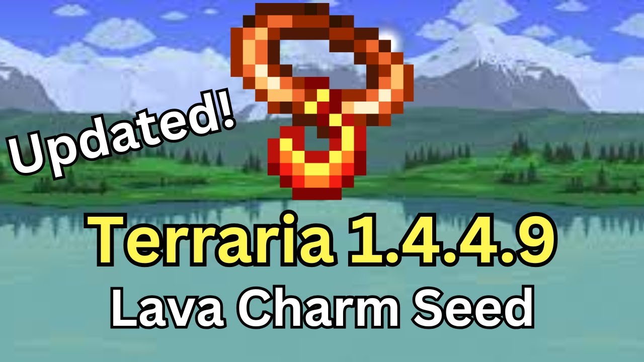 Terraria 1.4.4.9 Lava Charm Seed (UPDATED) - YouTube