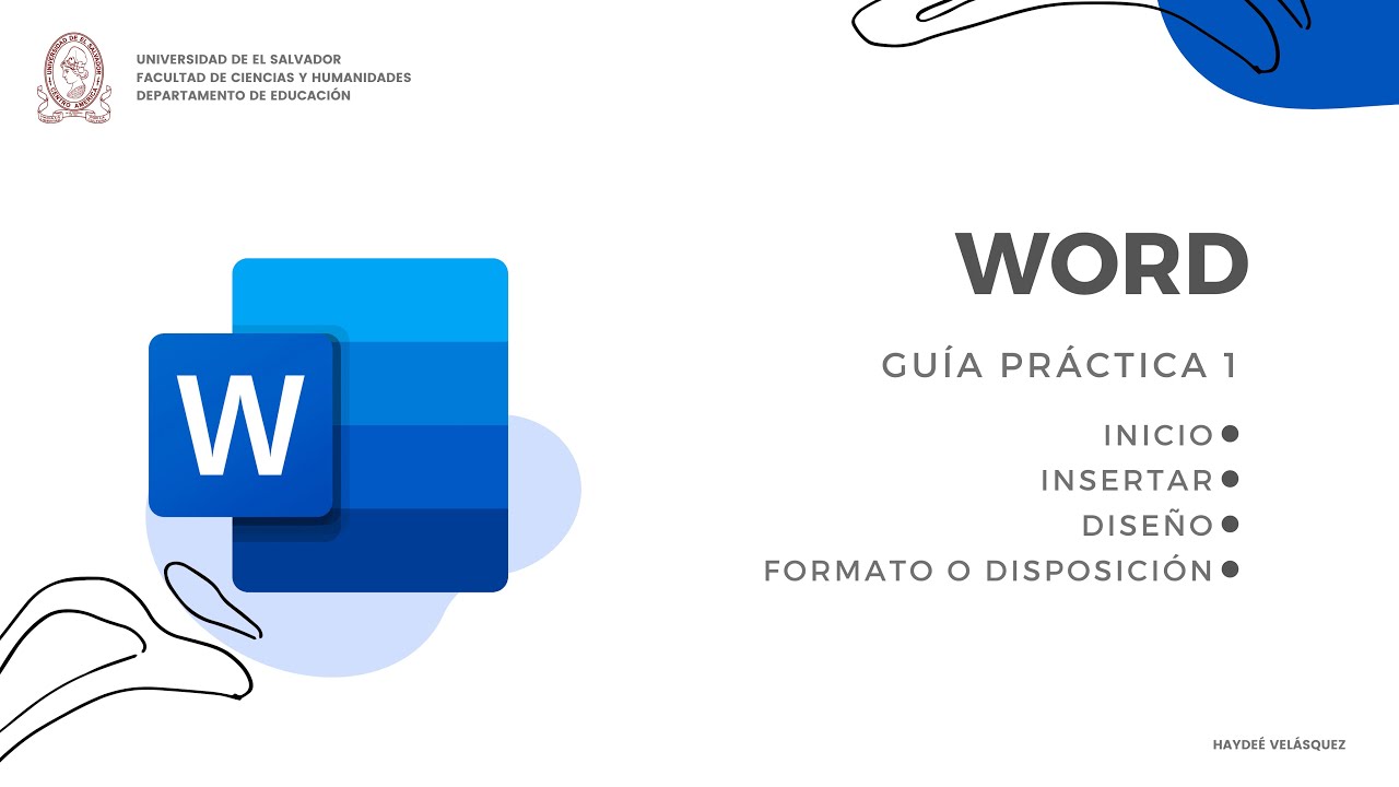 VÍDEOTUTORIAL GUÍA PRÁCTICA WORD PARTE 1 - YouTube
