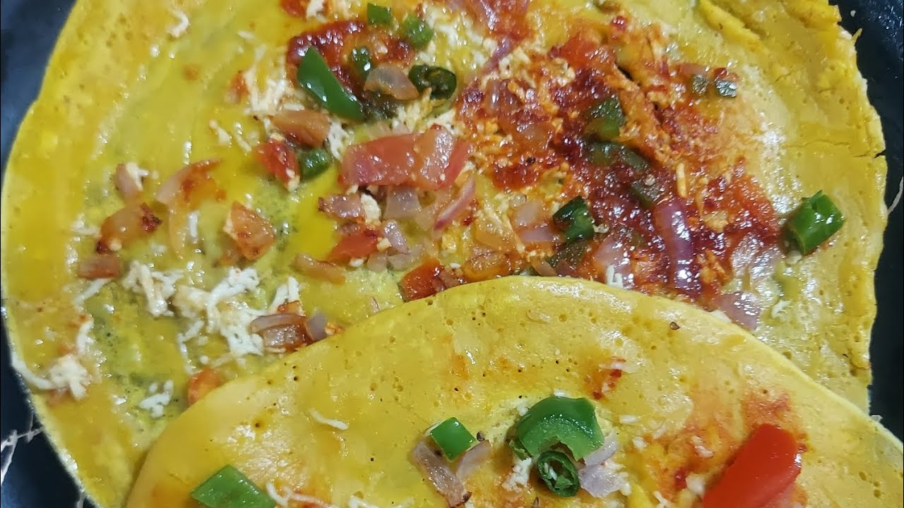 Healthy and Crispy Besan Dosa Recipe |Quick and easy breakfast| - YouTube