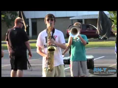 Armuchee High School band camp 2010 - YouTube