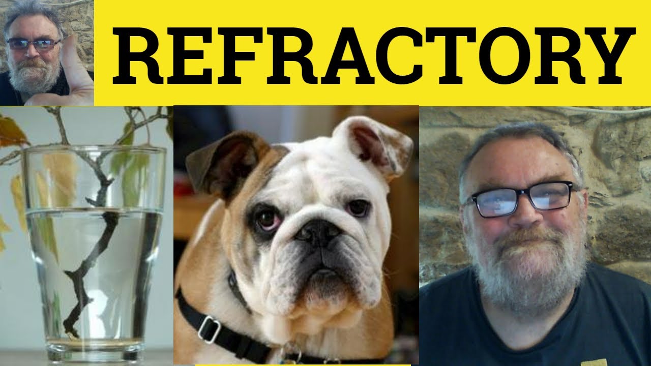 🔵 Refractory Meaning - Refract Definition - Refractory Examples ...