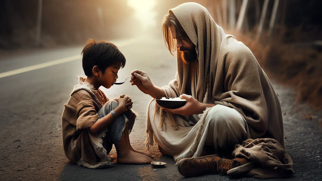 Respect Jesus, Papa Jesus Help Poor Kids and Homeless People. Jesus is ...