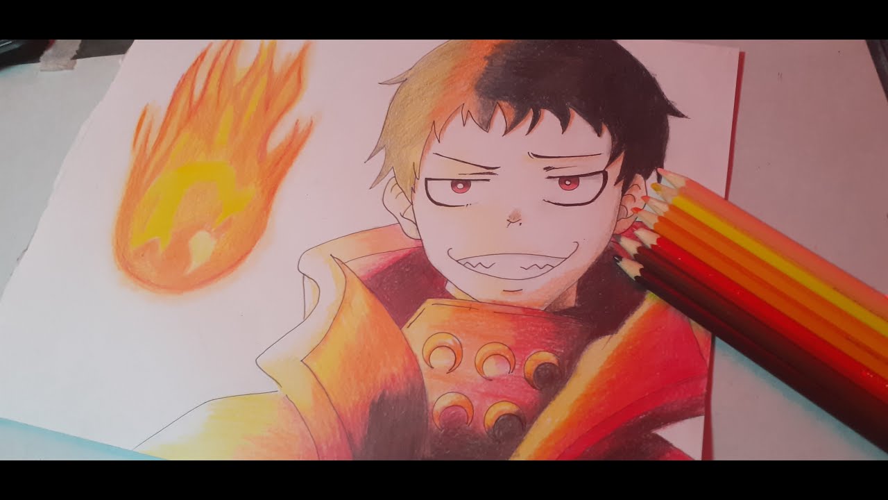 Draw de Shinra Kusakabe. @Fire Force (Drawings art) - YouTube