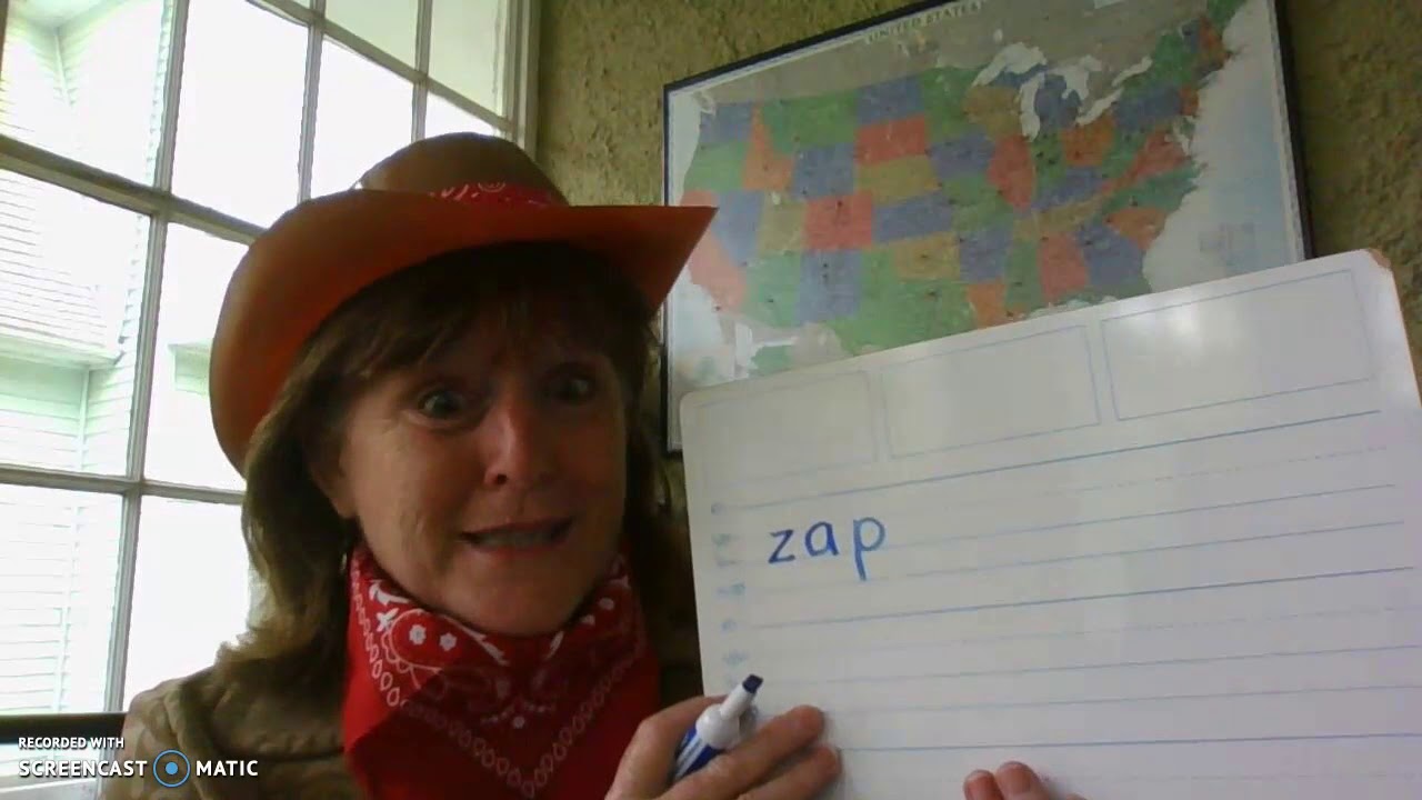 Week 3 Day 4 Word Writing - zap and ten - YouTube