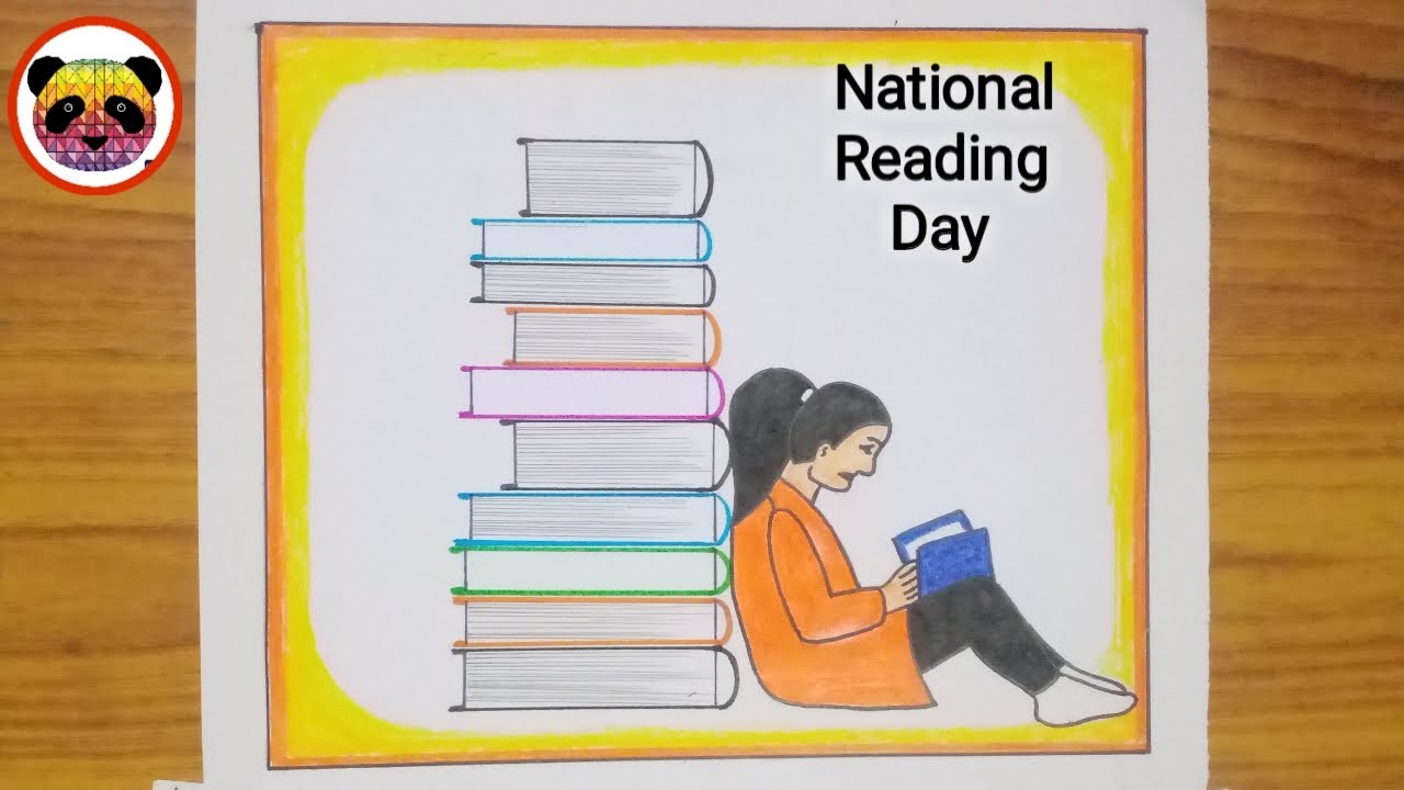 National Reading day drawing /vayana dinam poster /How to draw national ...