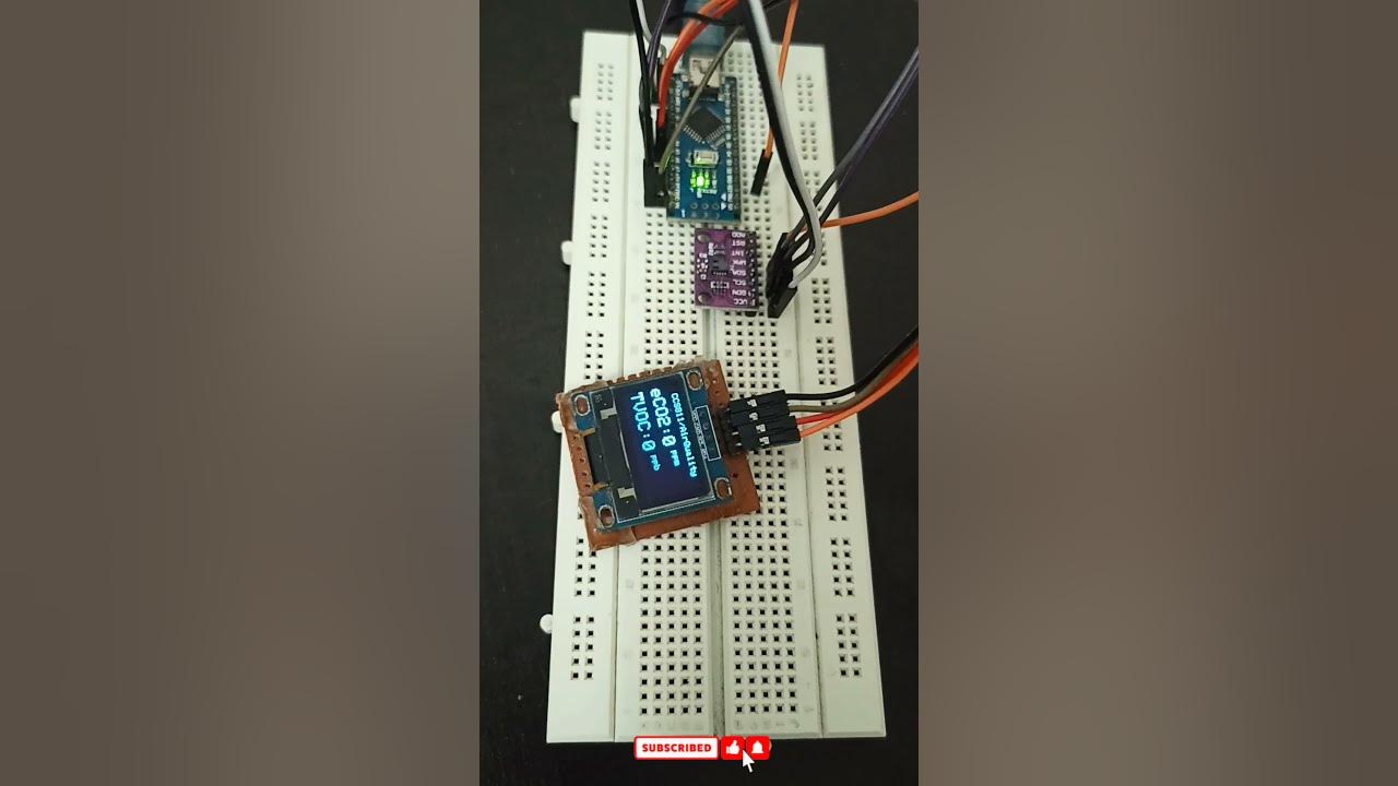 CCS811 Air Quality sensor with Arduino #demo #shorts - YouTube