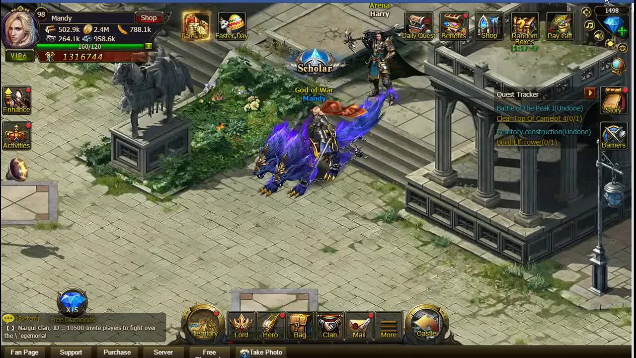 Legend of Kings - King Arthur, Game Guide - How to redeem the Gift Code ...