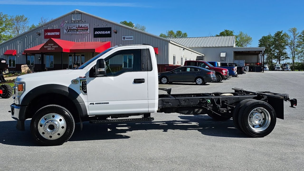 FOR SALE!!! VERY CLEAN!!! 2020 FORD F550 XLT 4X4 84" CHASSIS - YouTube