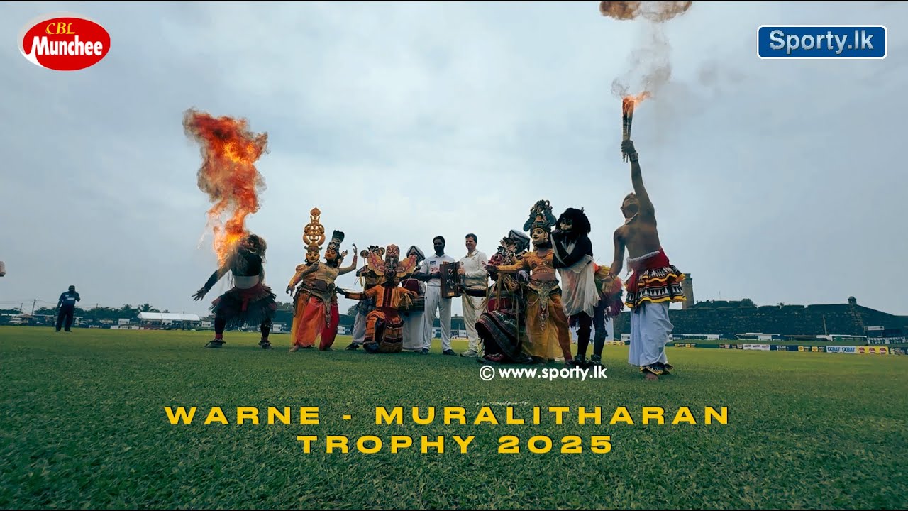 The iconic Warne-Murali Trophy was unveiled at the Galle International ...