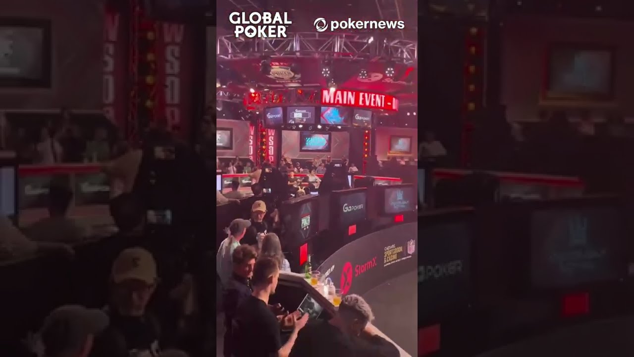Down to 3 tables in WSOP Main Event #shorts #poker #wsop - YouTube