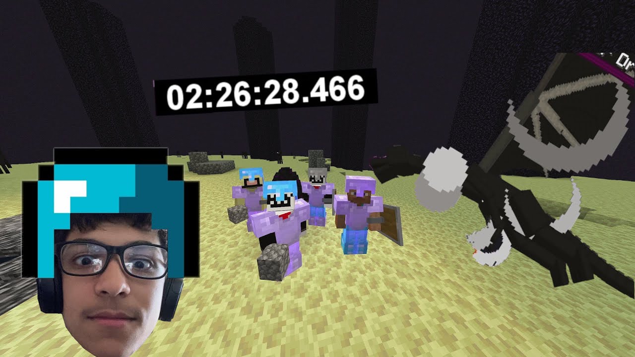 Speed Running Minecraft With My Favorite Streamer - YouTube