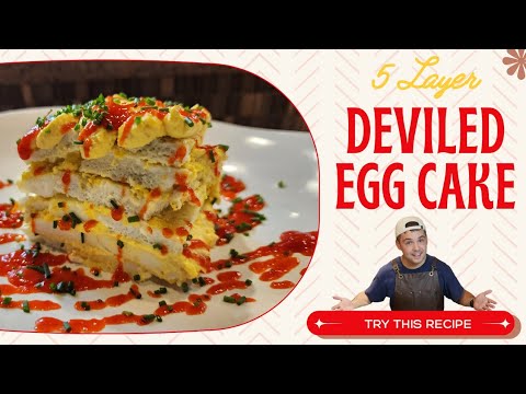 Deviled Egg Cake Experiment: A Flavor Explosion! - YouTube
