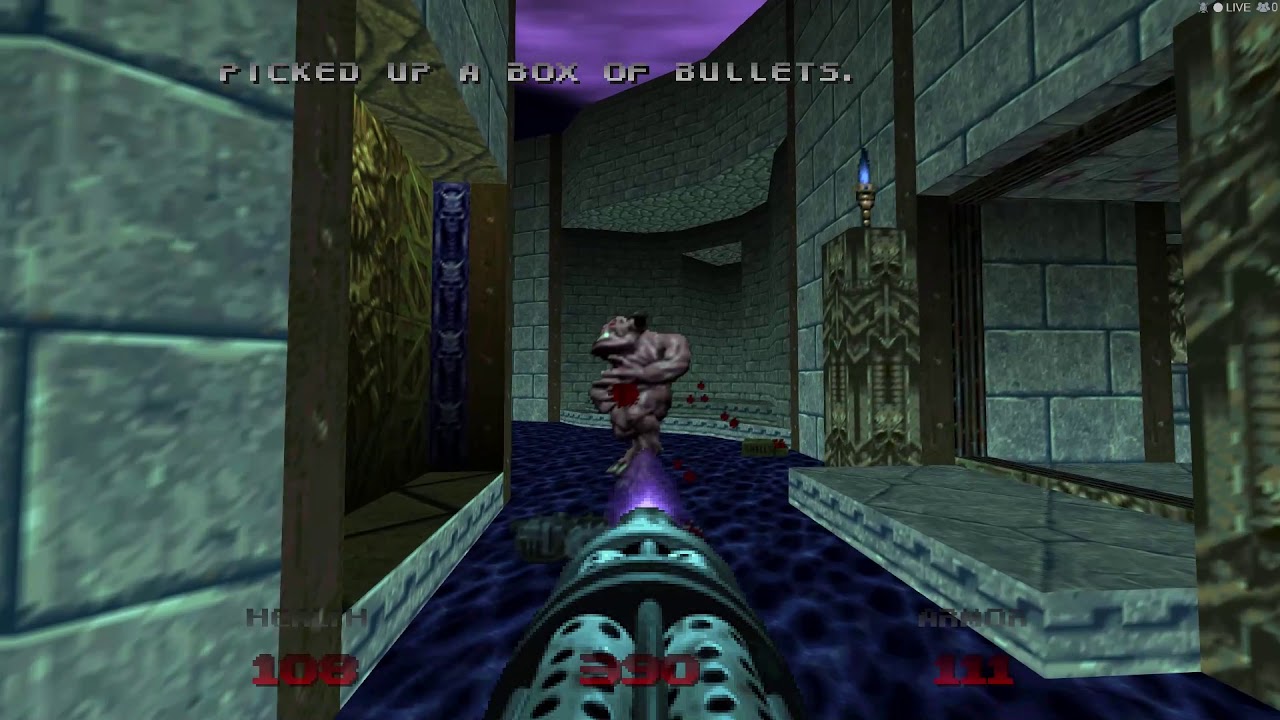 DOOM 64 - Level 10 and 11 (first run) gameplay - YouTube