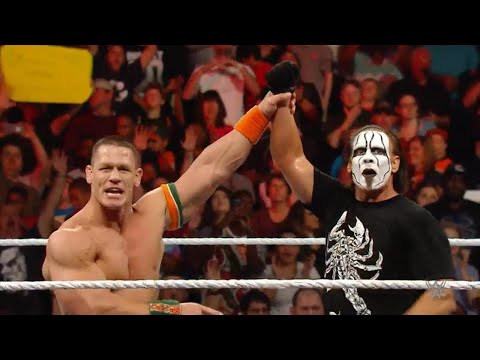 Sting & John Cena Vs Seth Rollins & The Big Show 2015 Raw 720p HD Full Match