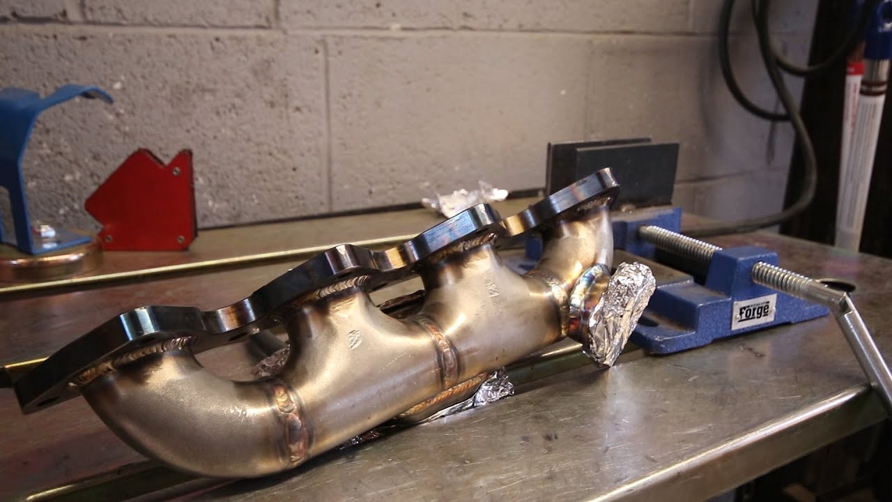 Built My First Turbo Manifold For The B20vtec DA9 - YouTube
