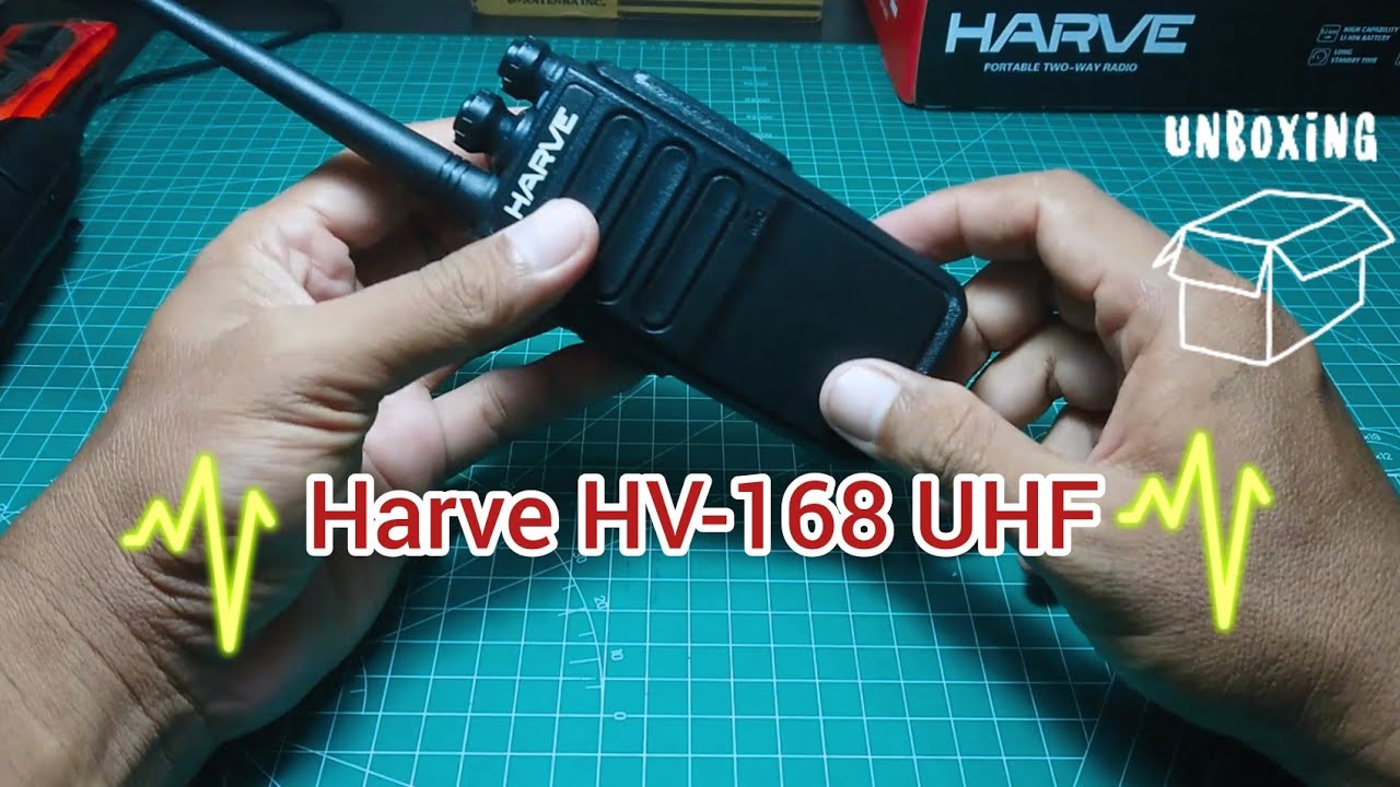 Harve HV-168 UHF band - YouTube
