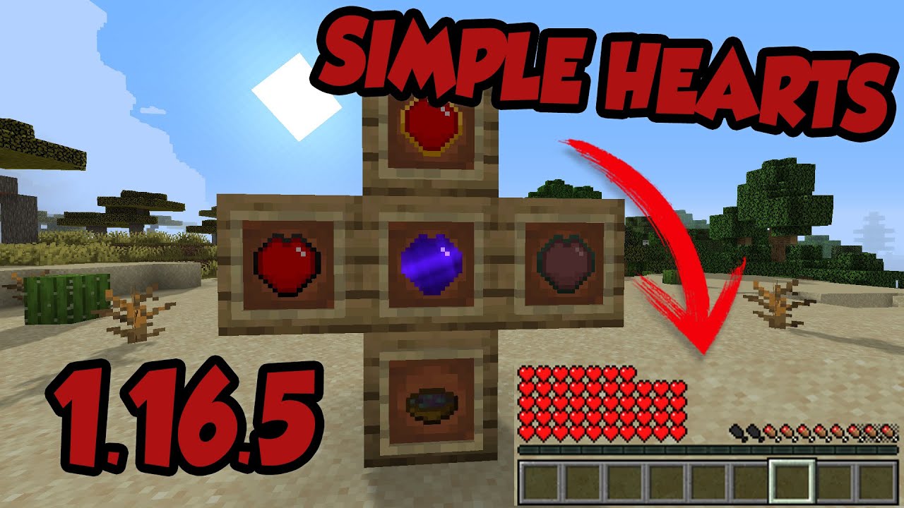[MOD 1.16.5] 💜💚🖤 SIMPLE HEARTS | TEN MAS CORAZONES 💙🤎💛 - YouTube