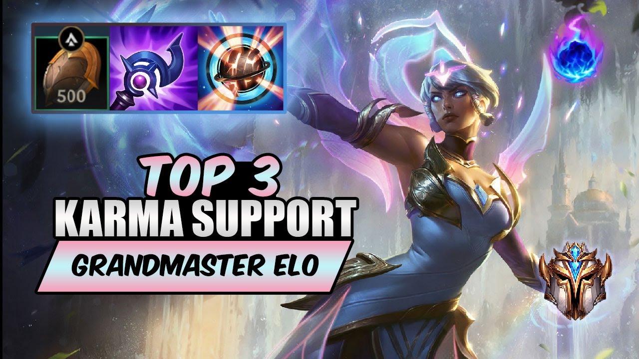 Wild Rift KARMA TOP 3 - S13 rank game + build - YouTube