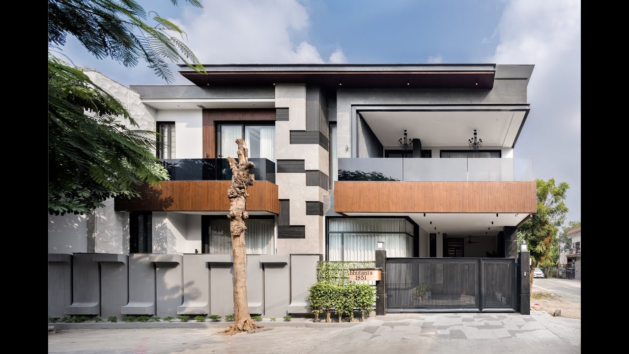Teaser : The Bhutani Villa | Space 5 Architects - YouTube