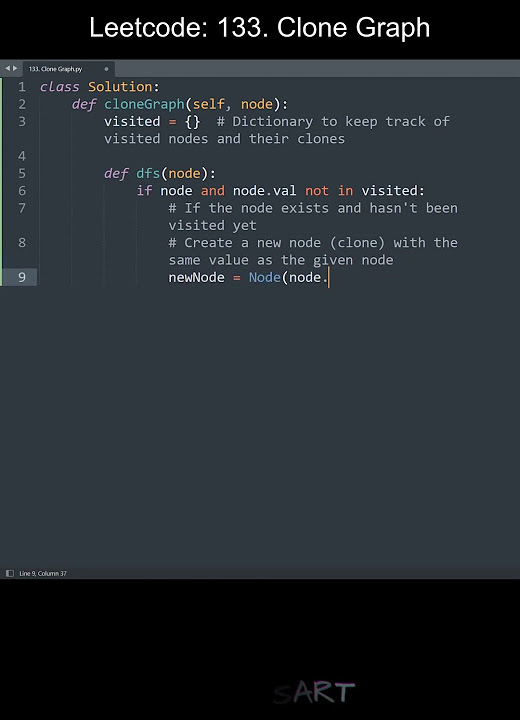 Leetcode 133 Clone Graph In Python Python Leetcode Python Coding 7526