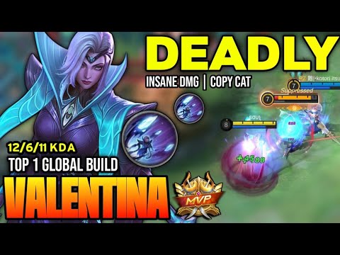 VALENTINA BEST BUILD 2022 | BUILD TOP 1 GLOBAL VALENTINA GAMEPLAY ...