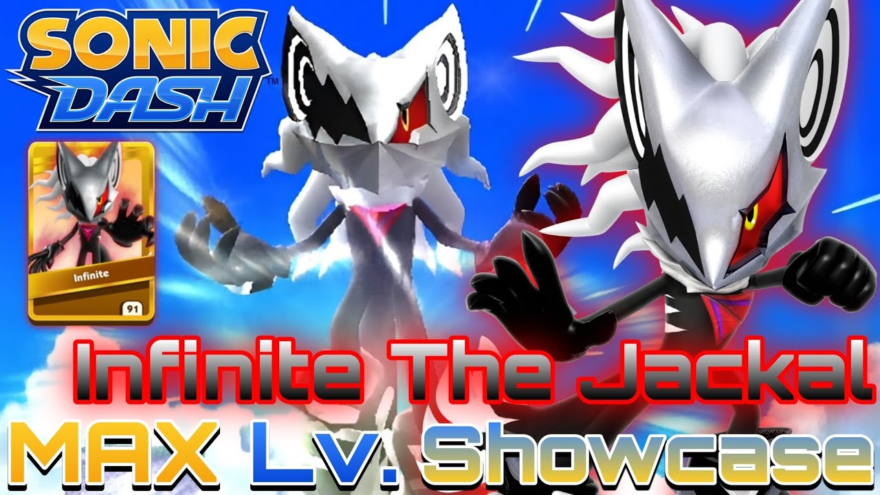 [Sonic Dash] Infinite The Jackal - MAX Level Showcase - YouTube