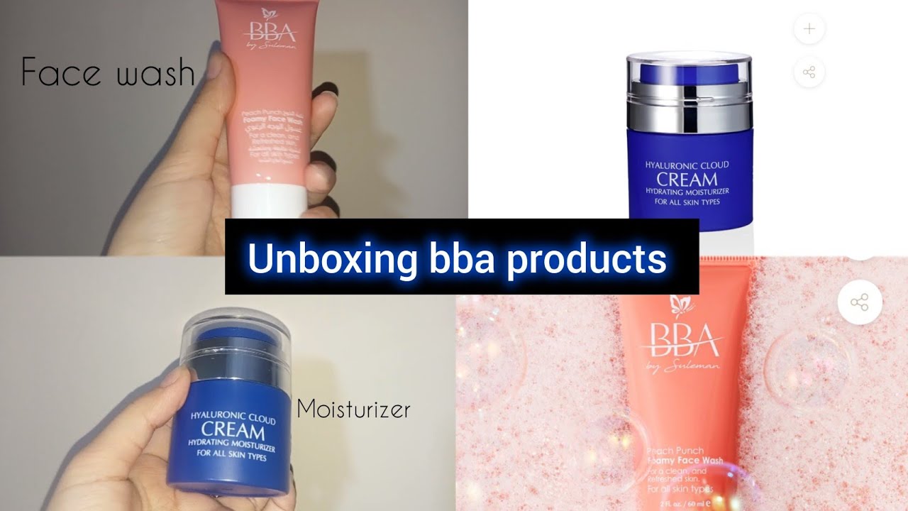 unboxing skin care products bba products,new skin care #skincare# ...