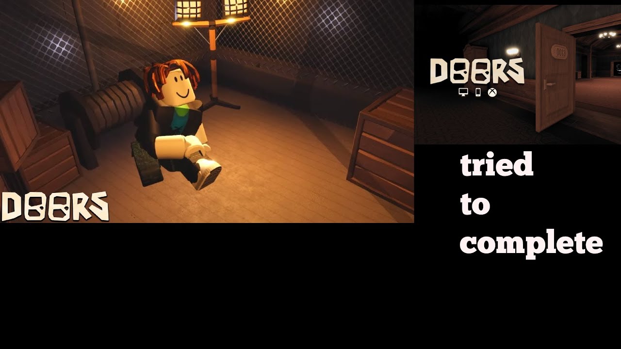 trying to complete roblox doors - YouTube