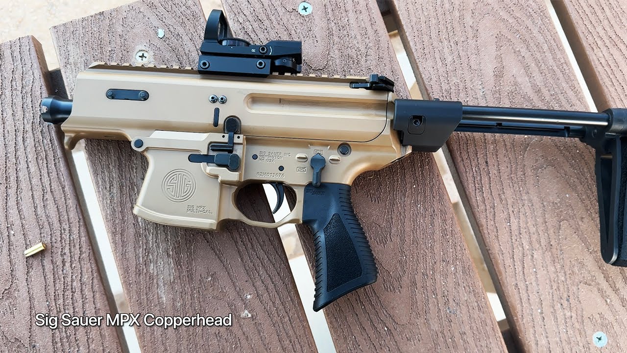 SIG SAUER MPX COPPERHEAD | FIRST SHOTS - YouTube