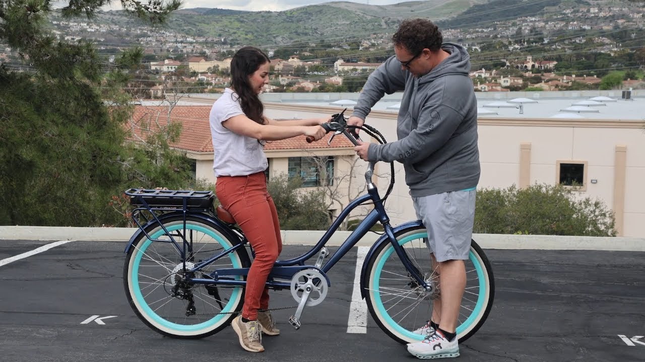 Semi Recumbent EBike that Fits Riders 4'11" to 6'2"! Watch as We Size ...