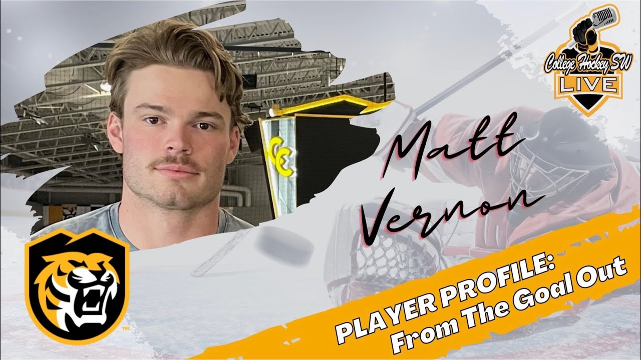 From The Goal Out: Matt Vernon, Colorado College Tigers - YouTube