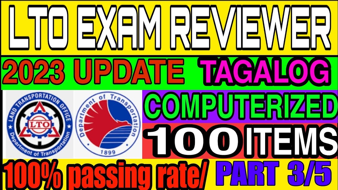 LTO EXAM REVIEWER UPDATE 2023 - YouTube