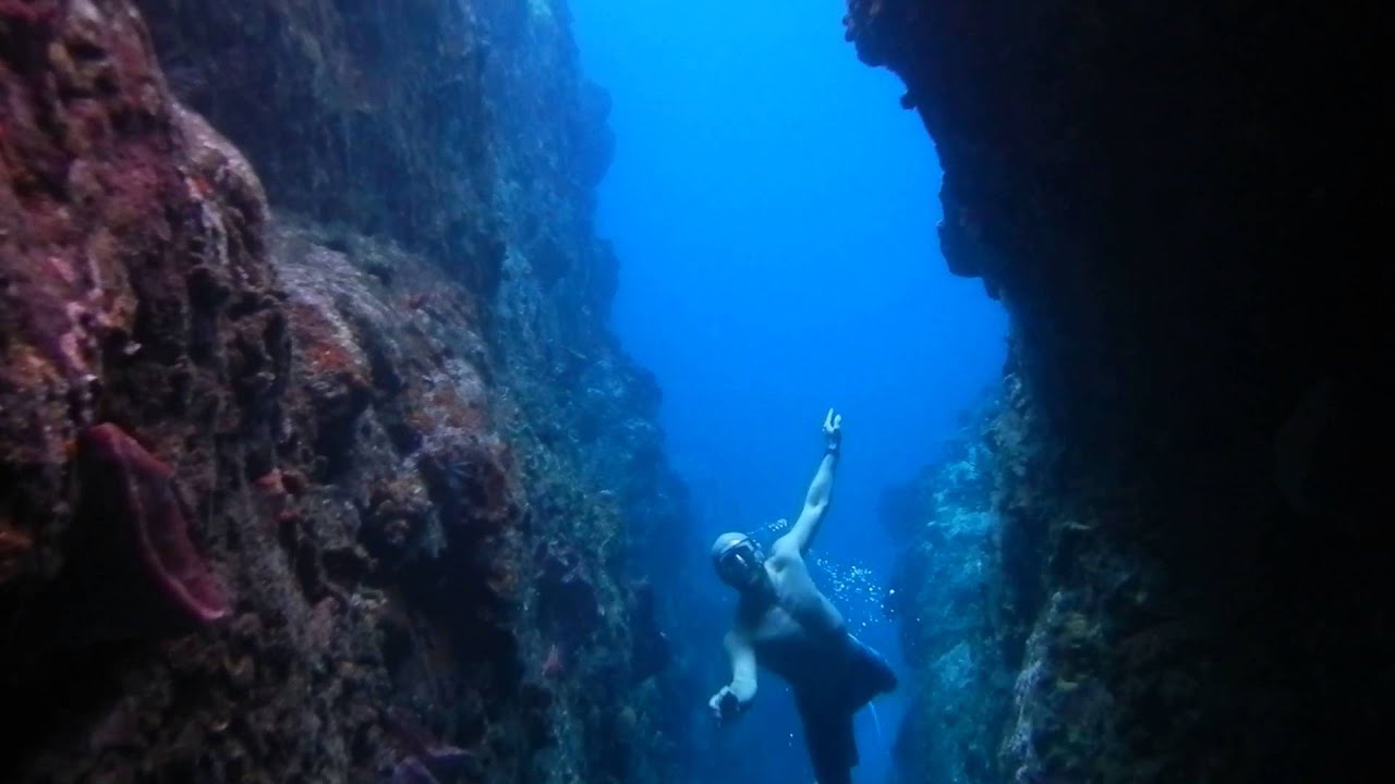 Freediving in der Bat Cave, St. Vincent - Join The Crew Momente in den ...