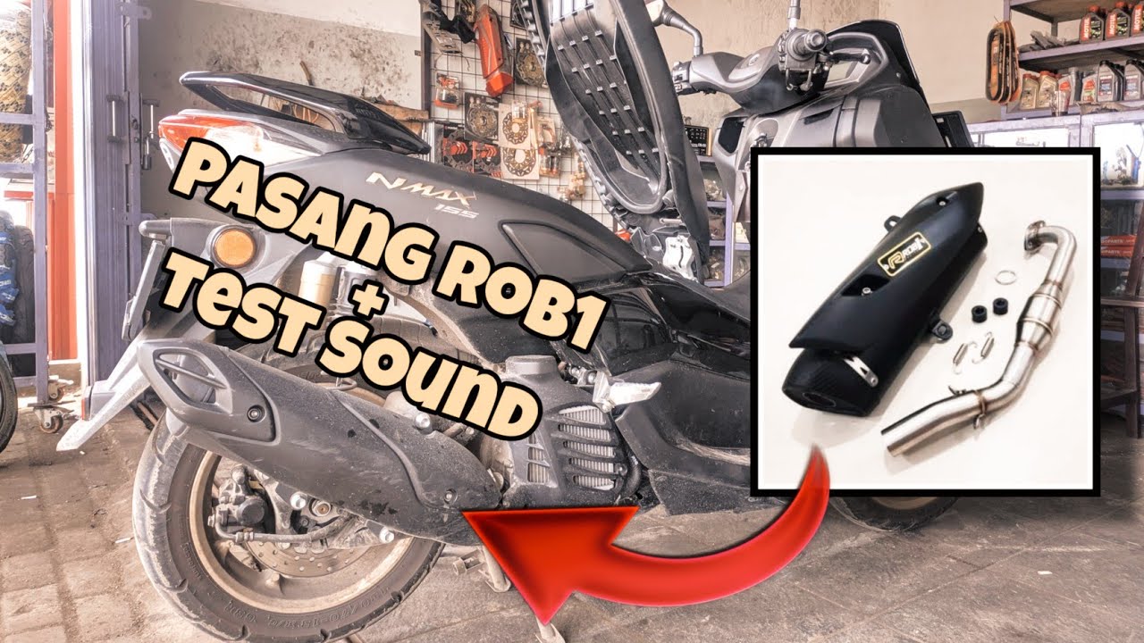 Knalpot rob1 NMAX 2020 - YouTube